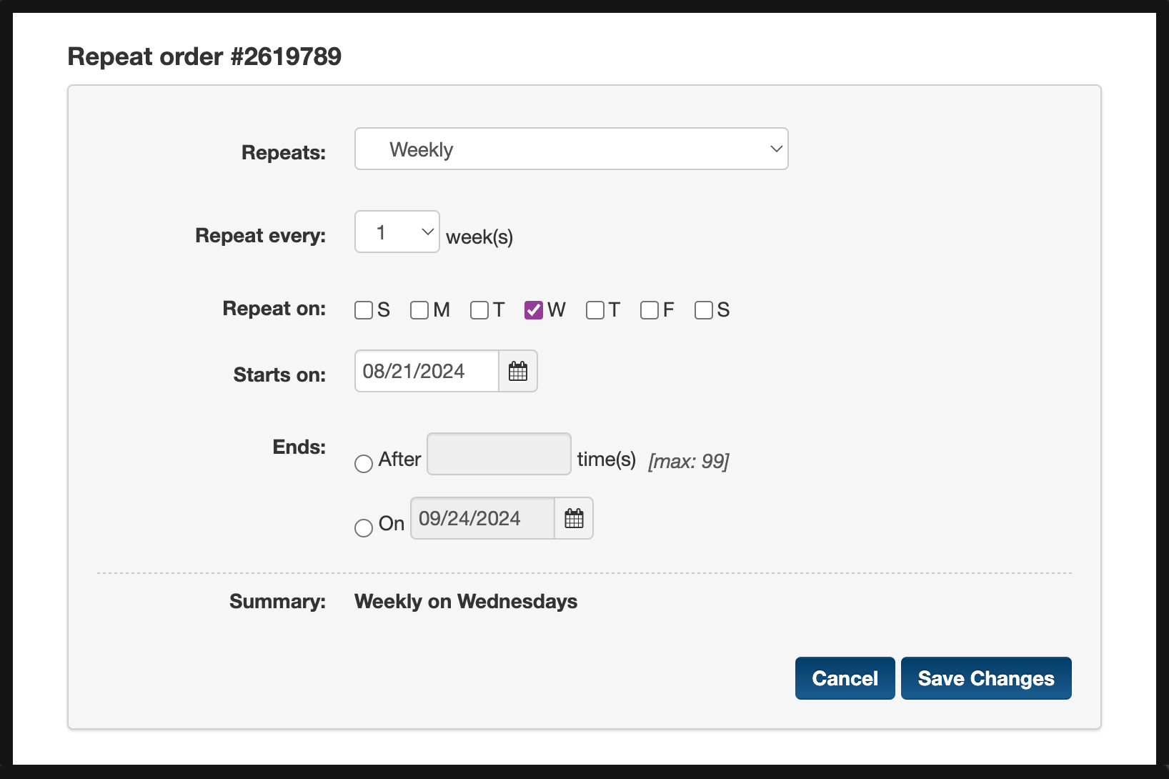 Keep Your Catering Calendar Full with Recurring Orders
