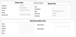 BEO Template Software for Caterers | CaterZen