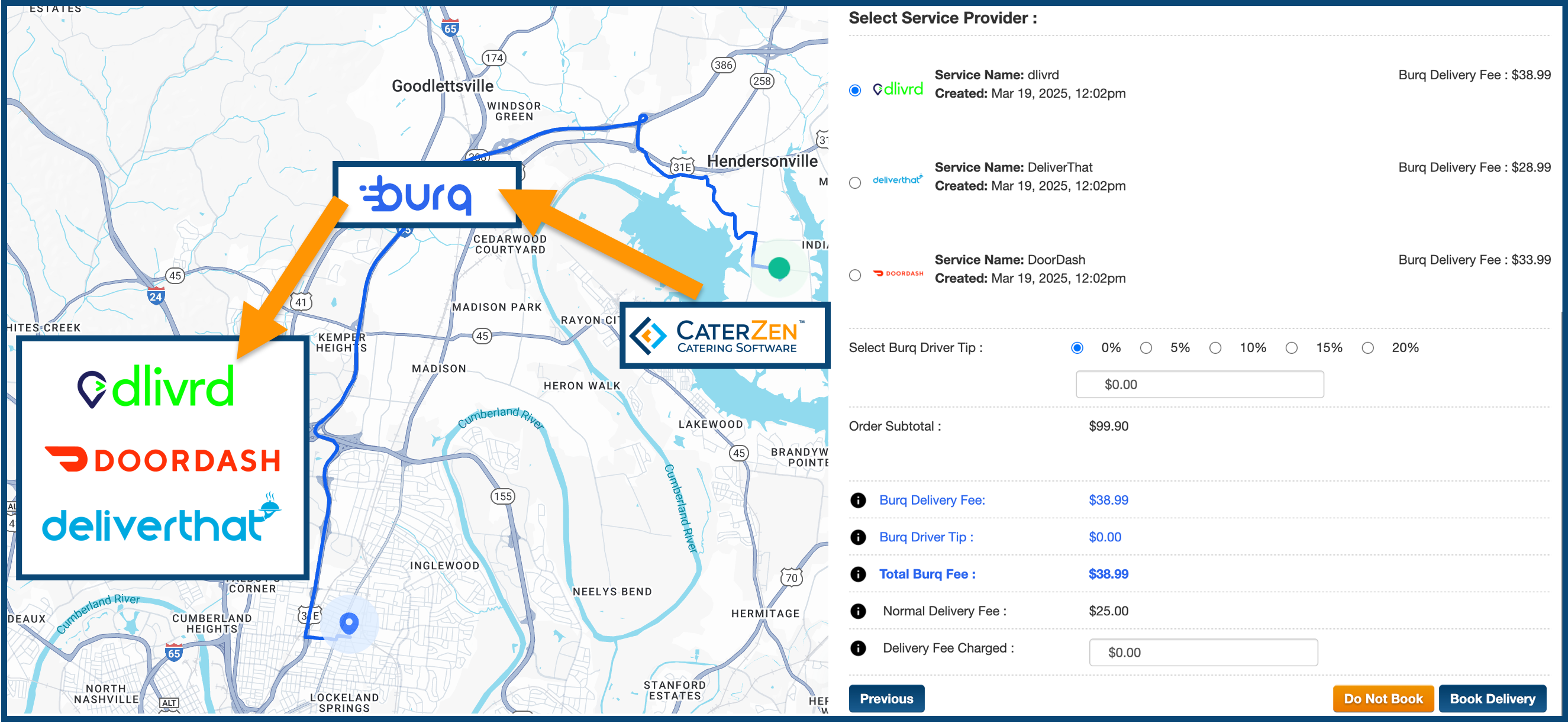 Expand Your Catering Delivery Capabilities with CaterZen + Burq