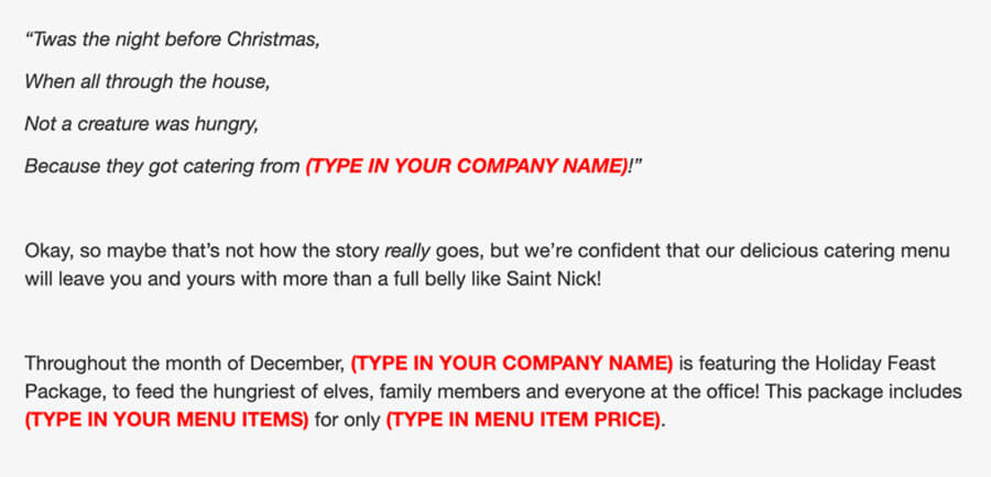 Email Marketing Ideas for Catering Businesses