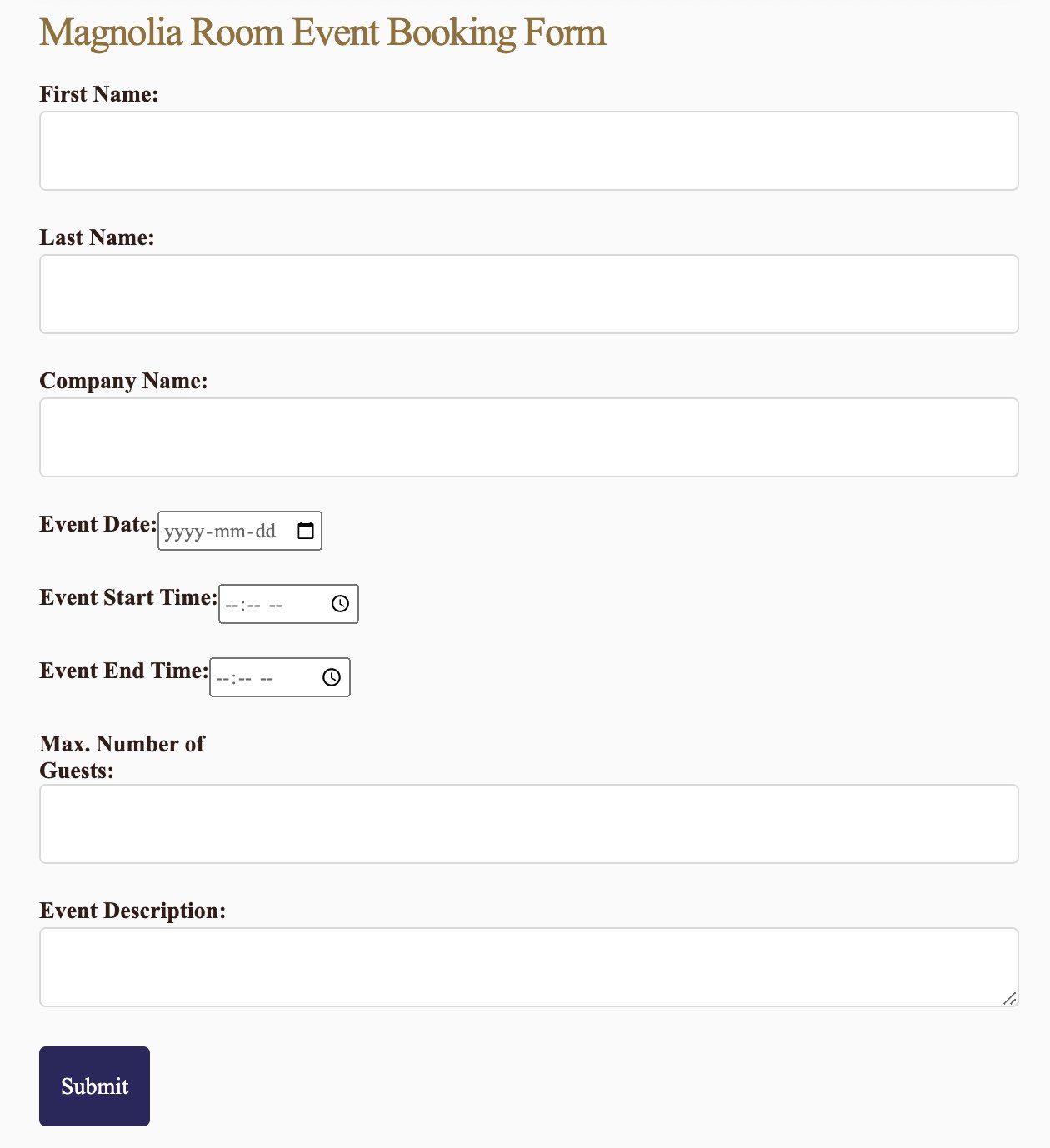Event Space & Party Room Booking Software | CaterZen
