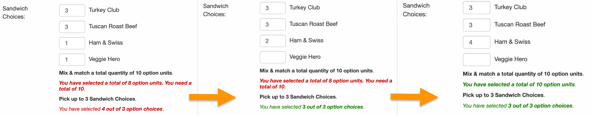 NEW FEATURE: Mix & Match Options Provide More Flexibility for Menu Ordering